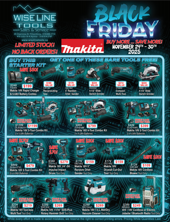 Black Friday Makita Deals