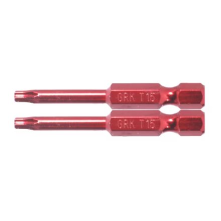 GRK T15 TORX BIT RED 2"